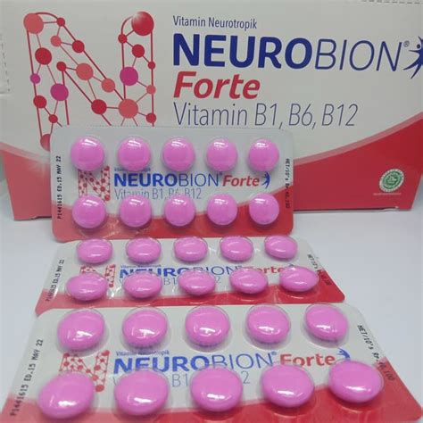 Jual Neurion Forte Pink 10s Tablet Vitamin B1 B6 B12 Shopee Indonesia