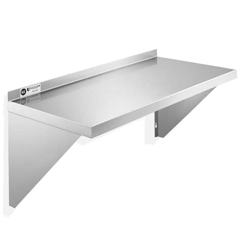 Kutler 24 In W X 14 In D Stainless Steel Wall Mounted Shelf