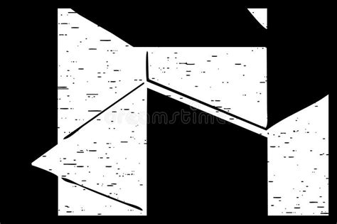Abstract Black And White Pattern For Use In Graphics Stock