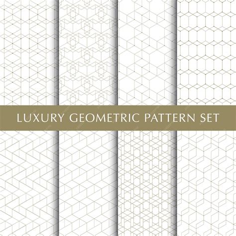 Premium Vector Set Of Abstract Geometric Vector Pattern