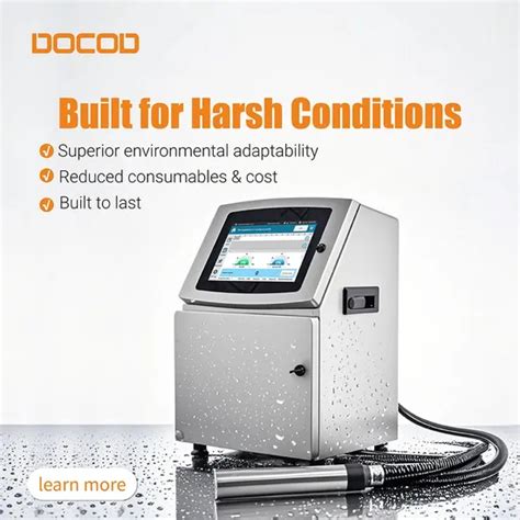 Docod Oemodm Cij V2000 Inkjet Printer Barcode Expiry Date Dot Matrix