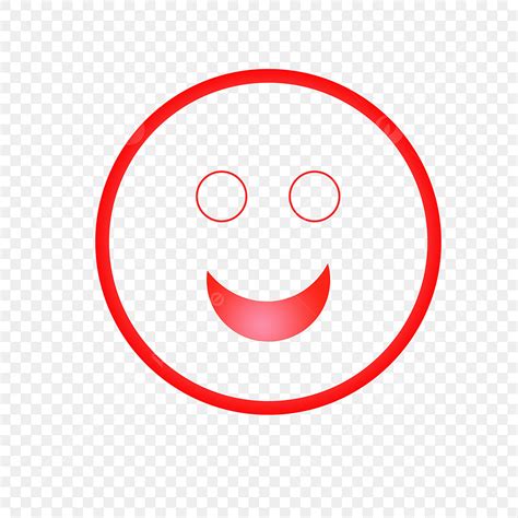 Red Smiley Face Png
