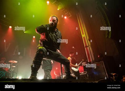 Eric Vanlerberghe Of I Prevail Performing At The O2 Academy Glasgow On The 22nd March 2023 Stock