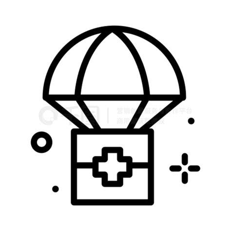 降落伞免抠元素 补给品 素材免费下载 512像素 Svg格式 编号51996810 千图网