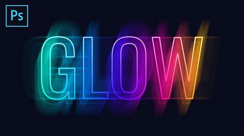 Neon Glowing Text Effect In Photoshop YouTube