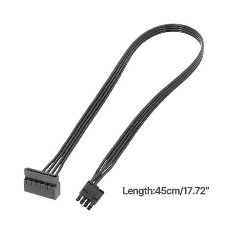 Small 8 Pin To Sata Power Extension Cable Sata Power Cable Extension Cable Replacement For B515