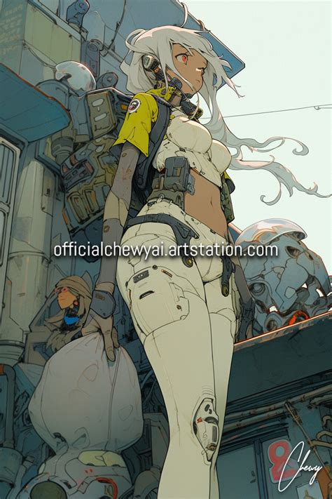 Artstation Katsuhiro Otomo Inspired Girls Part Ii Artworks