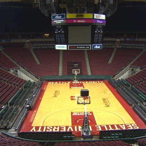 Key Arena Seating Chart Section 115 Row 1 Carolina Hurricanes At