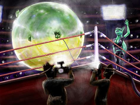 Inflated In The Ring By Akari Andalite On Deviantart