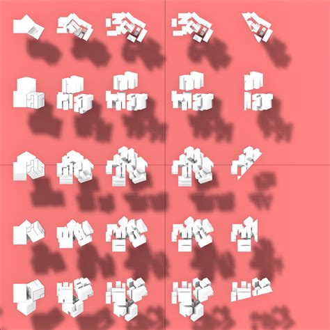 Cubes Forming Waves Behance