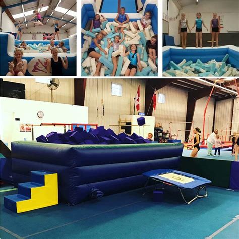 Multi Colo Custom Gymnastics Inflatable Air Pit Inflatable Foam Pit For Gymnastics Jumping Ball