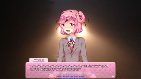 Natsuki Being Chased By A Car Rddlc