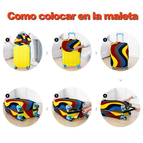 PROTECTOR FUNDA MALETA VALIJA CUBRE EQUIPAJE DE VIAJE POLIESTER TALLE L