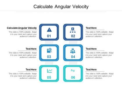 Calculate Angular Velocity PowerPoint Presentation And Slides PPT Presentation SlideTeam