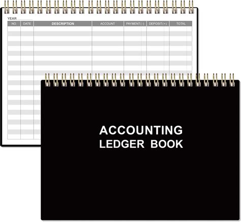Accounting Ledger Book A5 Ledger Book For Bookkeeping Small Businesses