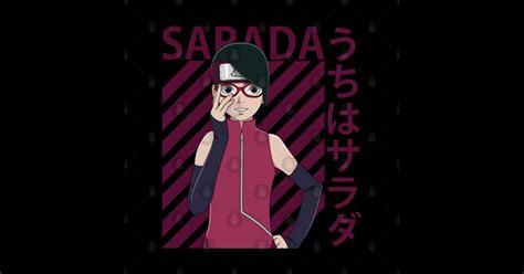 Uchiha Sarada Boruto Uzumaki Sticker TeePublic