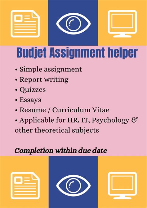 Assignment Helper Services Tuition On Carousell