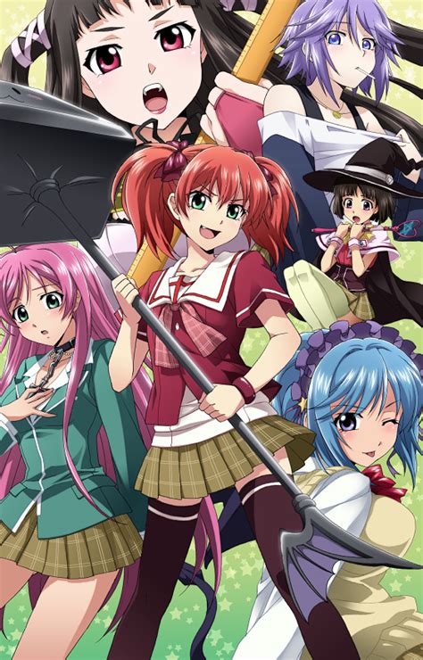 Akashiya Moka Shirayuki Mizore Kurono Kurumu Sendou Yukari Toujou