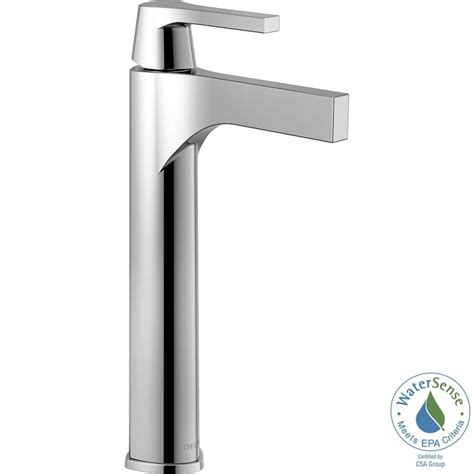 Delta Cassidy Single Hole Single Handle Vessel Bathroom Faucet In