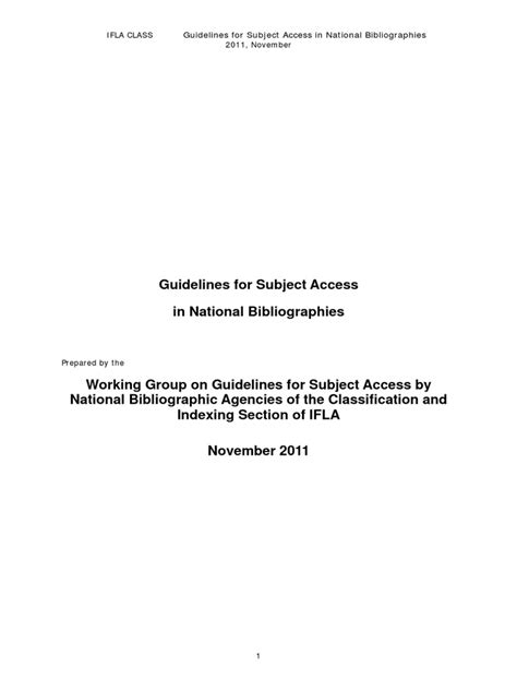 Nba Guidelines For Approval Pdf Cataloging Bibliography