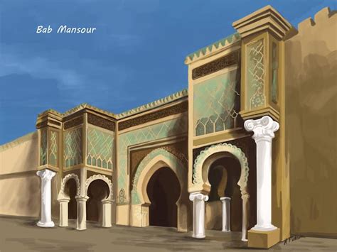 Bab El Mansour Chefchaouen Morocco Tours