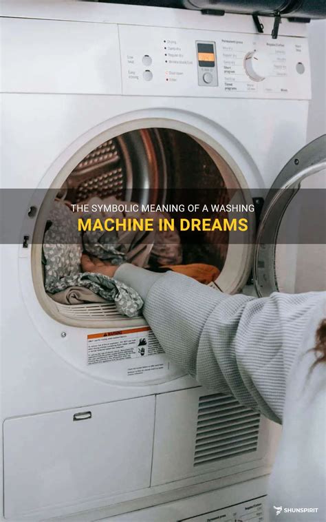 The Symbolic Meaning Of A Washing Machine In Dreams | ShunSpirit