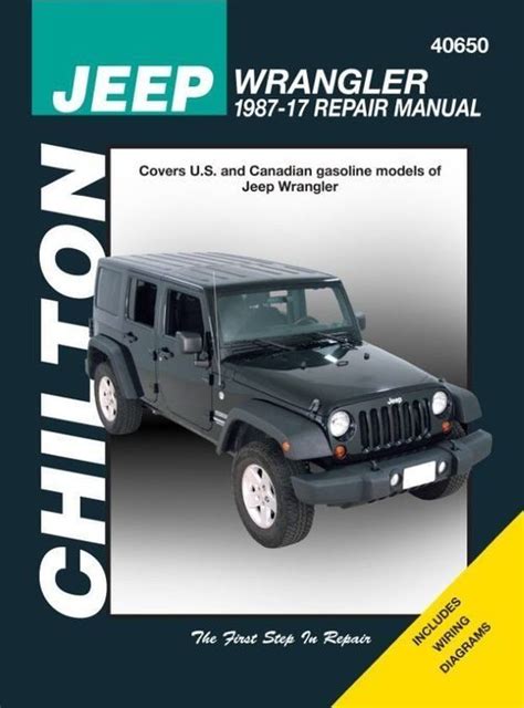 Jeep Wrangler Repair Manual By Chilton 1987 2011