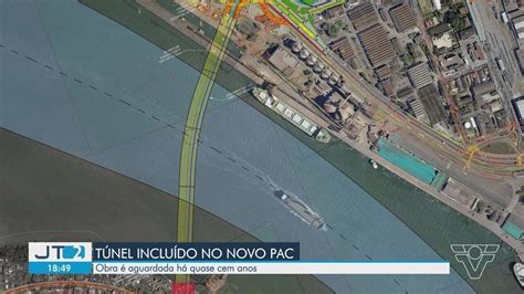 Governo de SP apresenta novo traçado do túnel Santos Guarujá conceito de superquadra