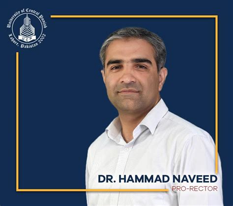 Syed Abdullah Hassan On Linkedin University Of Central Punjab Welcomes