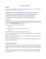 Lab 4 Cryptography Pdf Lab 4 Security Course Hero