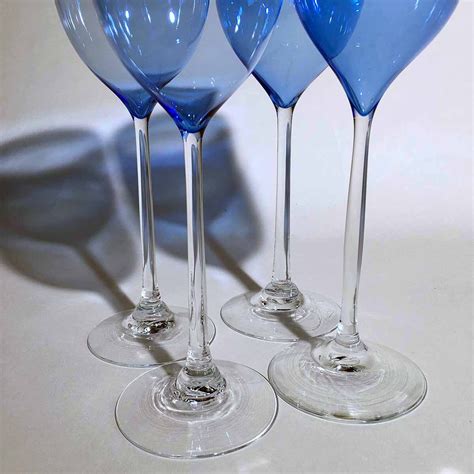 Vintage Cobalt Goblets Sold Individually Josh Simpson Glass