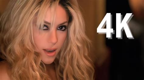Underneath Your Clothes Shakira 4k Remastered Youtube