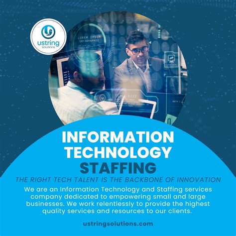 Ustring Solutions On Linkedin Informationtechnology Staffingservices Techtalent Innovation…