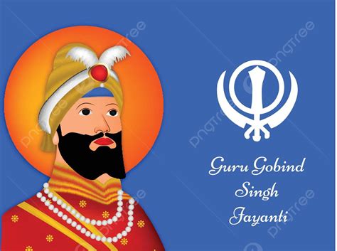 Guru Gobind Singh Jayanti Festival Singh Sikhism Vector Festival Singh Sikhism Png And Vector