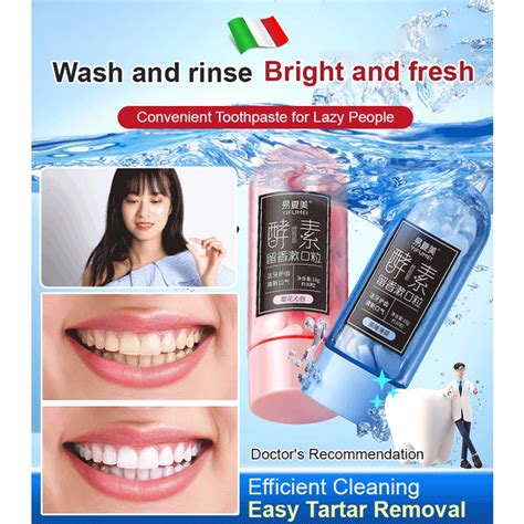 Oral Care Portable Toothpaste Chewable Tablets Solid Fragrance Mouthwash Toothpaste Shopee