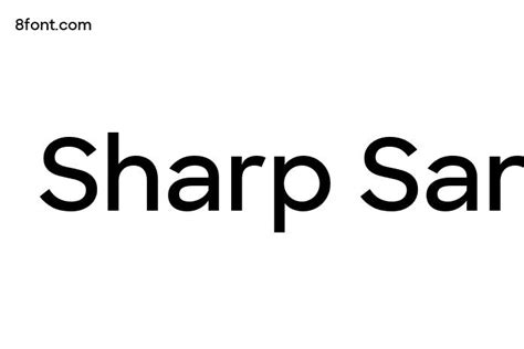 Sharp Sans SemiBold Font Free Font Download