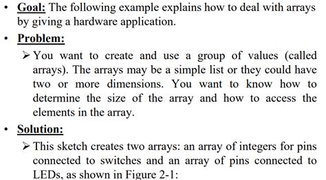 Solved • Goal The Following Example Explains How To Deal