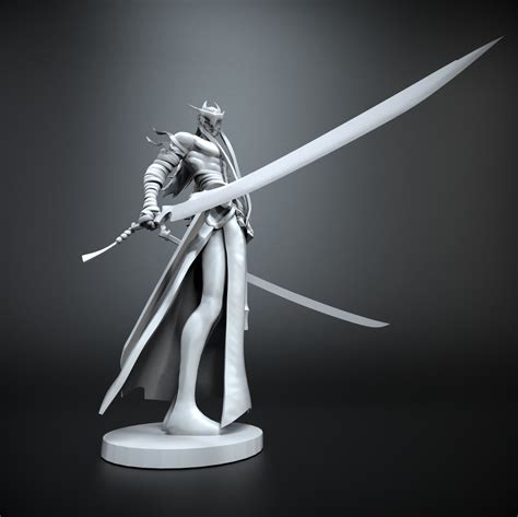 Stl Yone League Of Legends 3d Model To Print 3d Printing Stl File Etsy