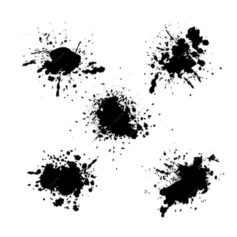 Free Vector Hand Drawn Ink Splash Element