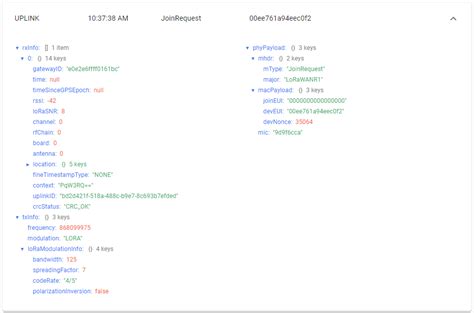 why not reply join accept chirpstack application server chirpstack