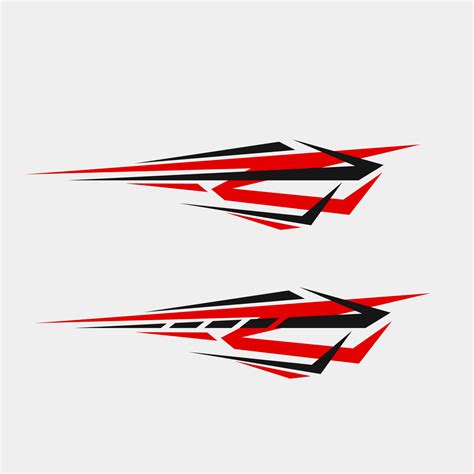 Vector De Diseño De Pegatinas De Coches De Carreras Coche Deportivo