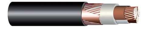 Kabel silový NYCWY 4x240 SM/120 stíněný, měděný