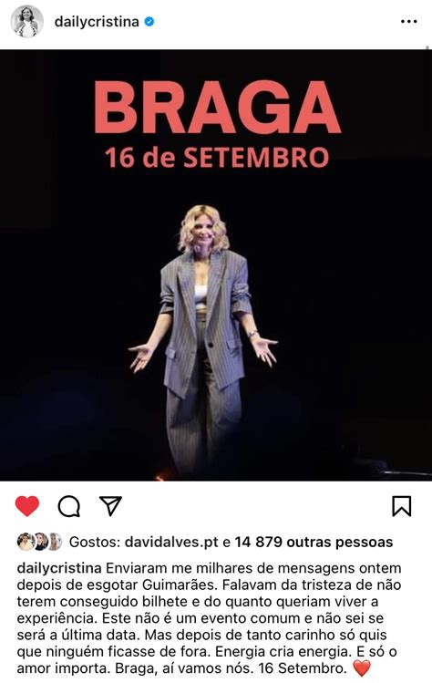 Cristina Talks Seremos 7500 Pessoas Em Braga Daily Cristina