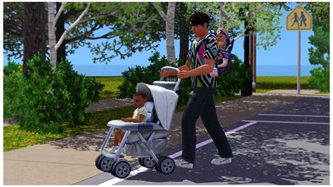 Mod The Sims Functional Baby Carrier V2 The Sims 4 Pc Sims 4 Teen
