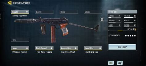 Call Of Duty Mobile Season 4 Best Gunsmith Loadout For Ots 9 Smg