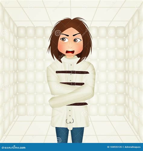 Menina Com Uma Camisa Da For A Ilustra O Stock Ilustra O De Terapia Cuidado