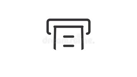 Animated Receipt White Line Ui Icon Stock Video Video Of Withdrawal