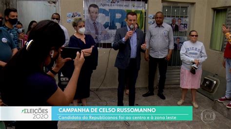 Vídeo Celso Russomanno fez campanha no centro e na zona leste SP2 G1