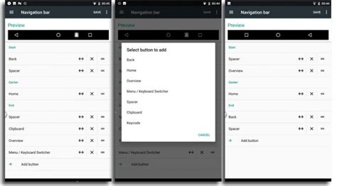 Google esconde una barra de navegación altamente personalizable en Android Nougat