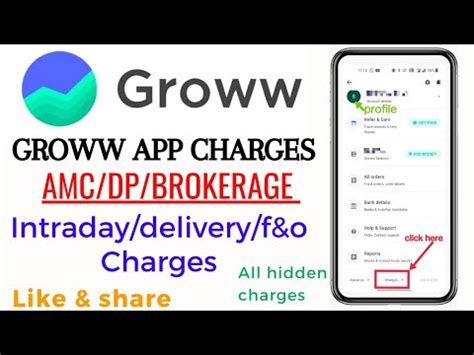 Groww App Charges In 2023 Groww Brokerage Charges Delivery Intraday
